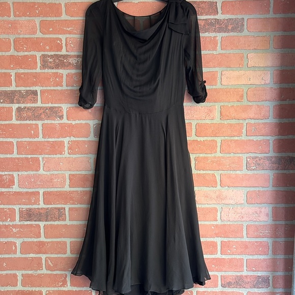 kornhauser | Dresses | Kornhauser Luxurious Vintage 95s Elegant Black ...